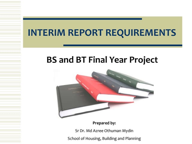 Interim report template | DOC