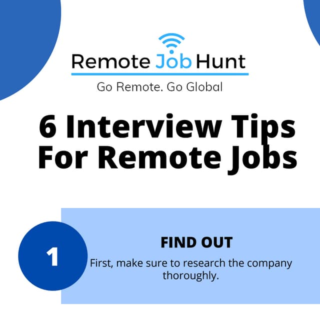 6 interview tips for Remote Jobs.pdf