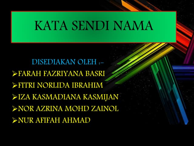 Frasa sendi nama | PPTX
