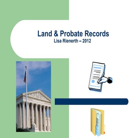 6 land & probate records | PPT