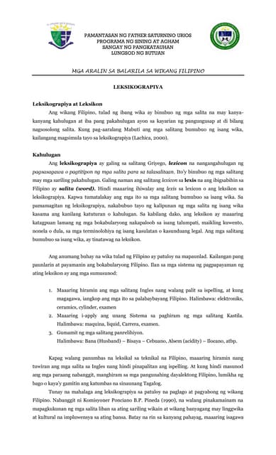 PONEMANG MALAYANG NAGPAPALITAN | PPTX