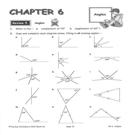 6 level 3b hw chapter 6 angles | PDF