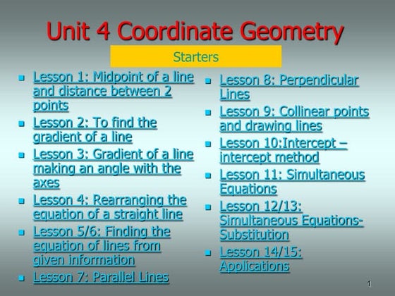 Lesson 1: distance between two points | PPT | Maps & Navigation