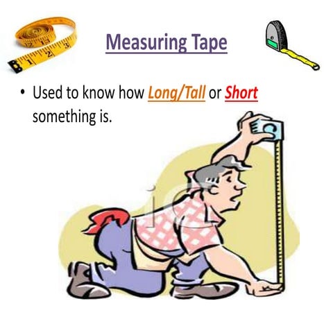 6) measuring tape | PPTX