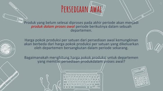 Metode harga pokok proses | PPT