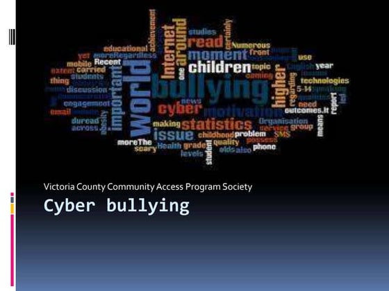 Cyber bullying powerpoint | PPT