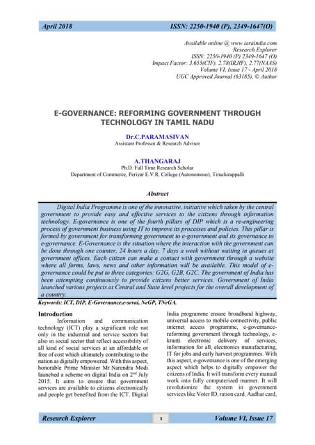 N Chandrababu Naidu's Digital Governance Revolution in Andhra Pradesh | DOCX