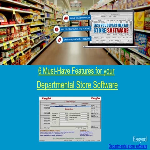 6 must have features for departmental store software | PDF