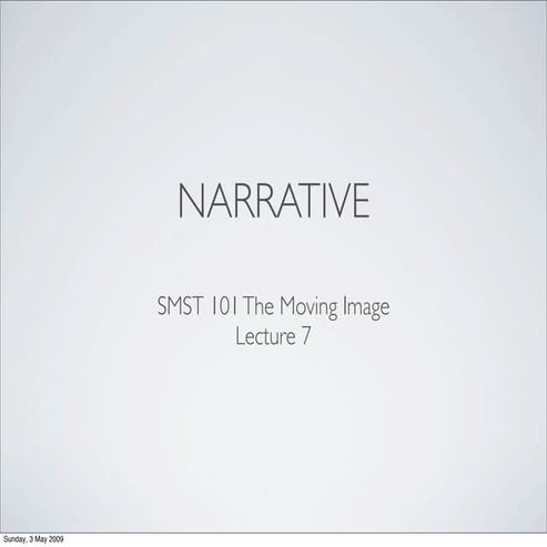 Lecture 6 Narrative Ppt