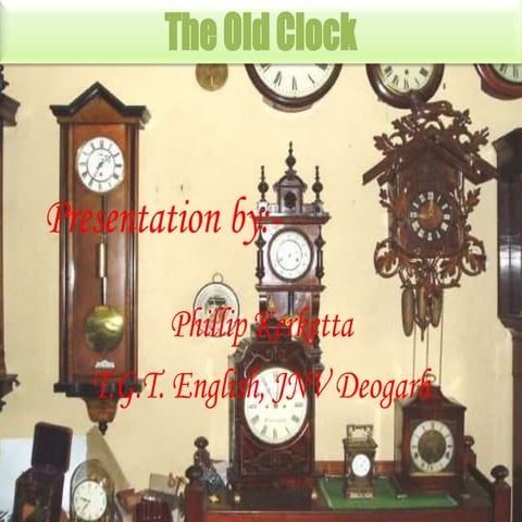 6 old clock shop | PPTX