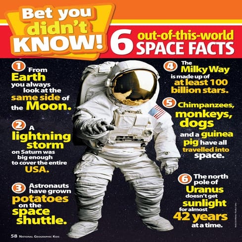 6 out of-this-world space facts | PDF