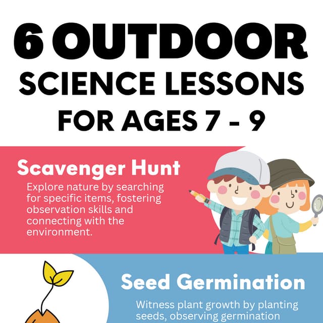 6 Outdoor Science Lessons for Ages 7 - 9 | PDF