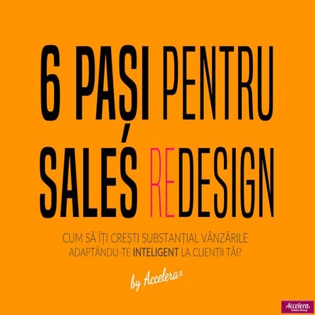 6 PASI PENTRU SALES REDESIGN | PDF