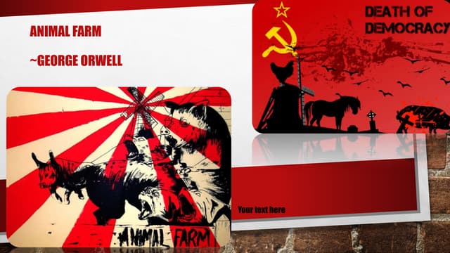 Animal Farm Powerpoint | PPT