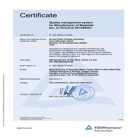 DNV GL Approved Reducer Exporters | PDF