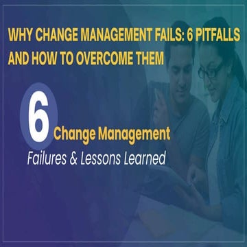 6 Pitfalls in Change Management & How to Overcome Them | MARG | PDF