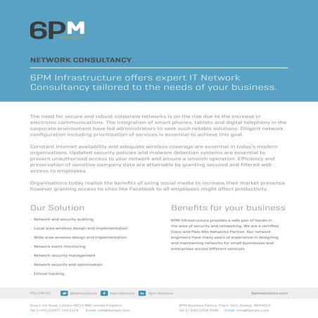 Network Consultancy | PDF