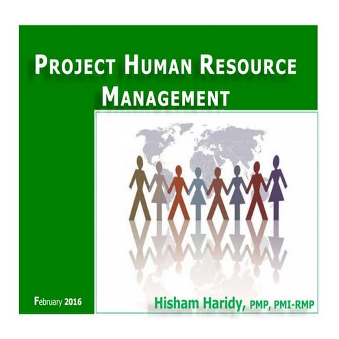 PMP Training - 09 project human resource management | PPT