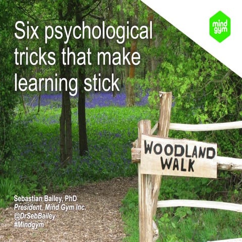 6 psychological tricks that make learning stick power point | PDF