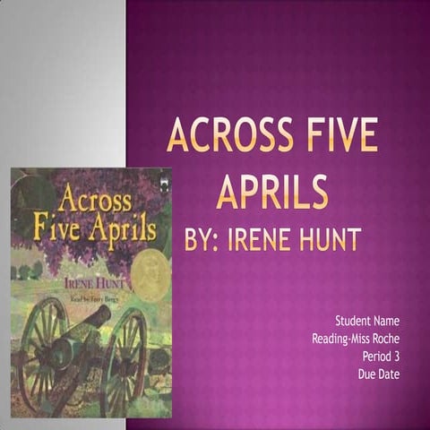 Miss Roche Across Five Aprils | PPTX