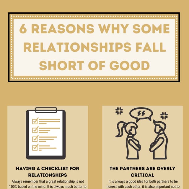 6 Reasons Why Some Relationships Fall Short of Good | PDF