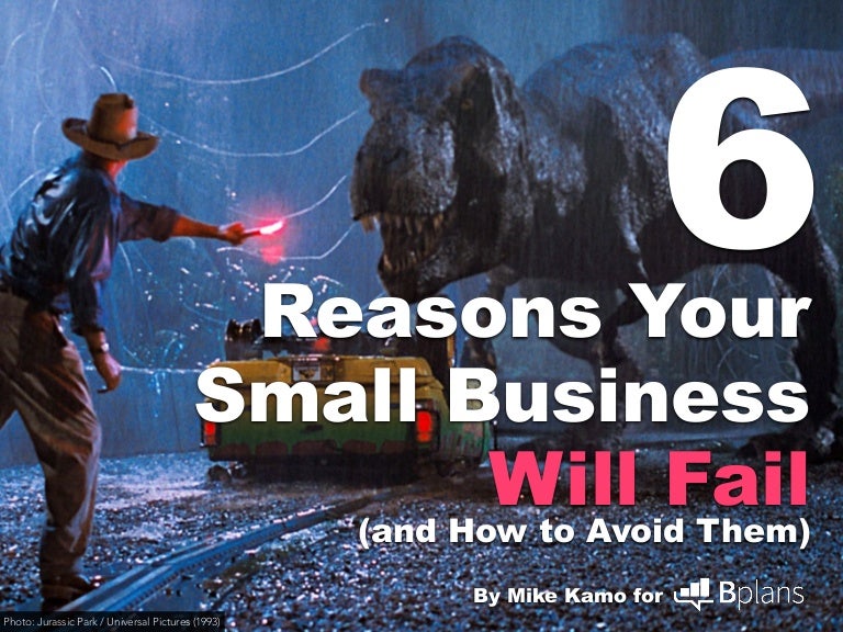 6 Reasons Your Small Business Will Fail (and How to Avoid Them)