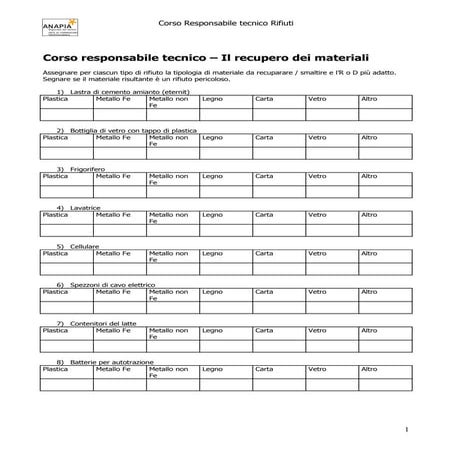 6 Recupero Materiali | DOC