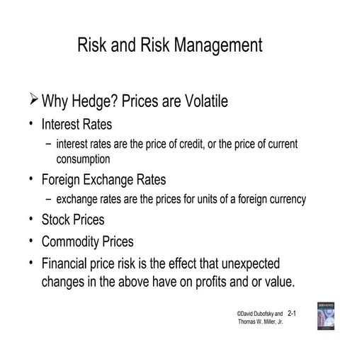 6 Risk and Risk Management | PPT