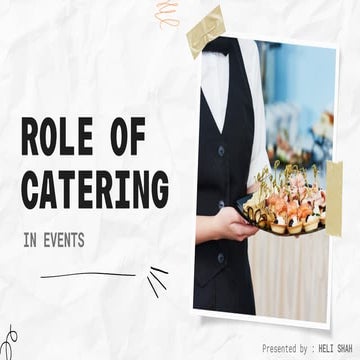 6 Roles of Catering in Events | PDF