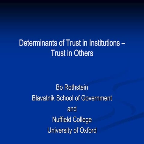 HLEG thematic workshop on Measuring Trust and Social Capital, Bo ...