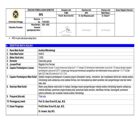 Contoh RPS untuk kuliah Analisis Mikrobiologis.pdf