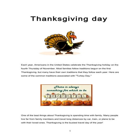 Thanksgiving day | DOC