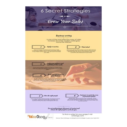 6 secret strategies to grow your sales | PDF | Freelance Writing ...