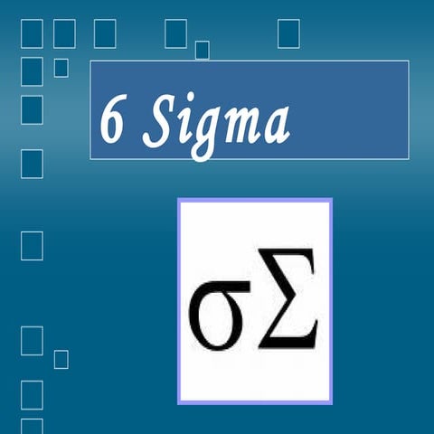 6 sigma | PPT