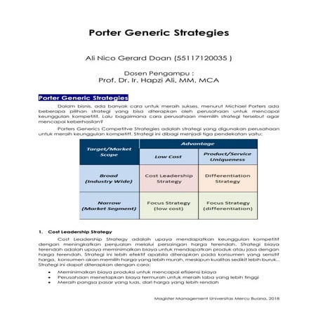 6, sm, ali nico gerard doan, porter generic strategies, universitas ...