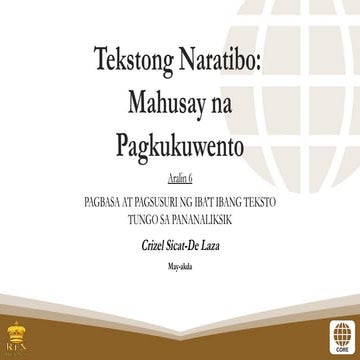 6_Tekstong_Naratibo_Mahusay_na_Pagkukuwento.pptx
