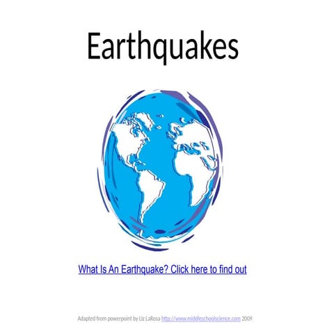 Earthquakes: Causes, Types, Effects & Case Studies | PPTX