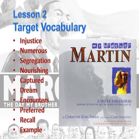 6th - Lesson 2 - My Brother Martin - 2019 | PPT