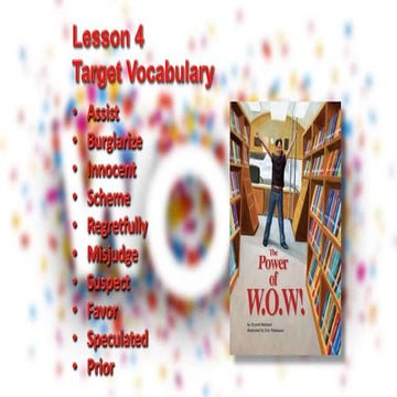 6th - Lesson 4 - The Power of WOW | PPT