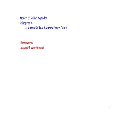 Chapter 4, Lesson 9 | PDF