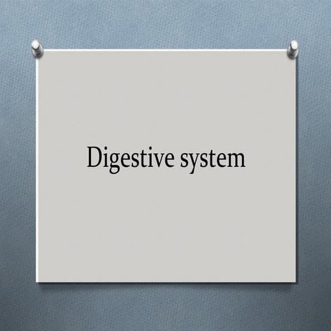 9 Digestive System | PPT