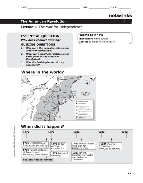 Chapter 6 the american revolution | PPT | Death, Injury, or Military ...
