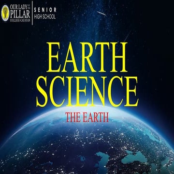 6 The Earth [Autosaved].pptx for science | PPTX