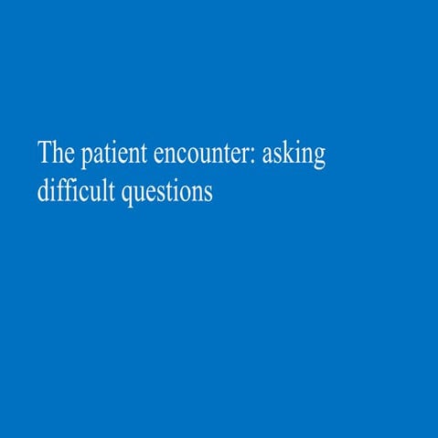 6) The_Patient_Encounter.pdf in medical help | PDF