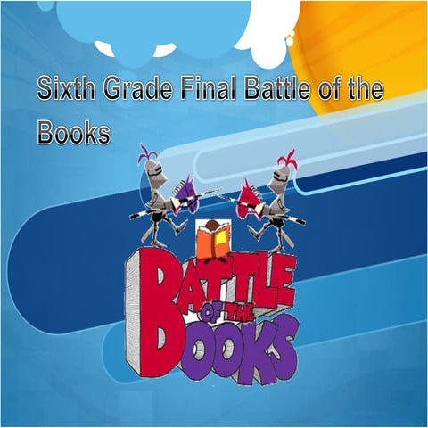 6th grade totally final battle of the books | PPTX