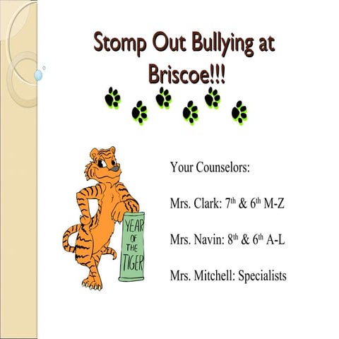 6thgrpowerpointbullying | PPT