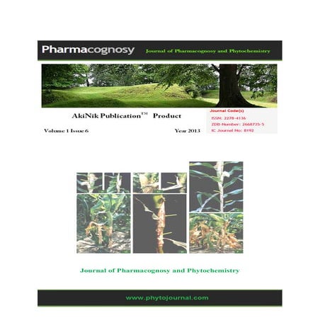 Journal of Pharmacognosy and Phytochemistry | PDF