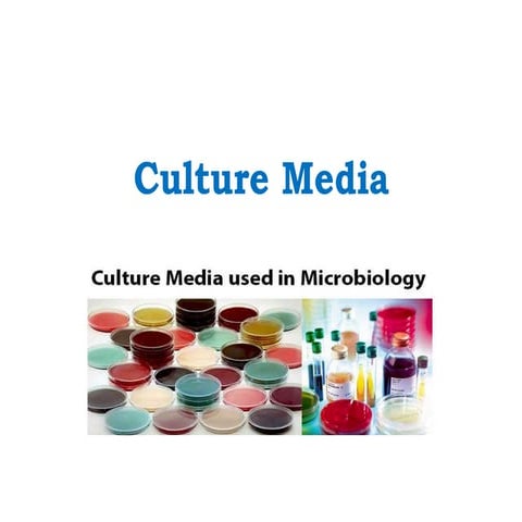 culture media | PPTX