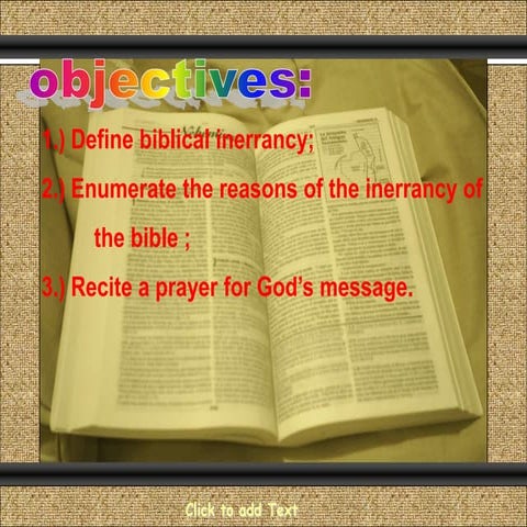 6th lesson biblical_inerrancy_ | PPTX