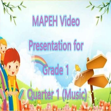music class presentation for grade 1fsghfjfj | PPTX
